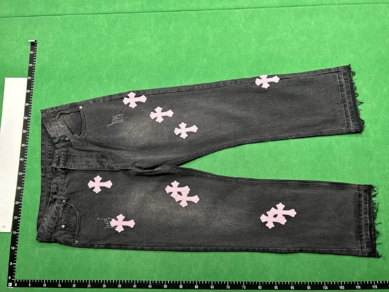 Chrome Hearts Cross Embroidered Jeans [14 CP]-Pants/Shorts-pk sheet